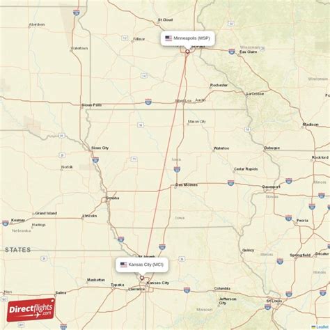 Direct Flights From Minneapolis To Kansas City Msp Mci