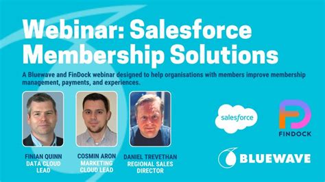 Salesforce Membership Solutions A Bluewave Webinar Designed To Help Bluewave Technology