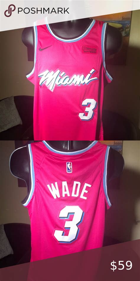 Miami Heat Pink Wade Jersey Mens Clothes Design Plus Fashion Style