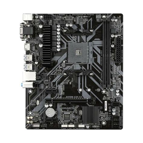 Gigabyte B450M S2H V2 Rev 1 X AMD B450 Mainboard MicroATX Sockel AM4