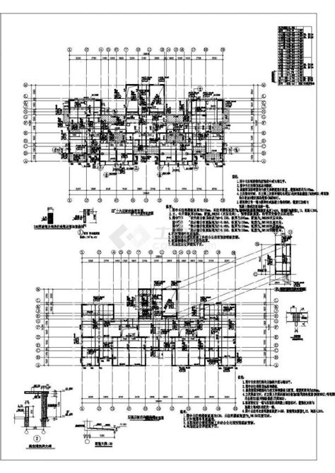 某地区高层住宅小区结构设计施工图土木在线