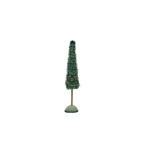 The Holiday Aisle Raw Edged Tweed Tree With Wood Base Wayfair