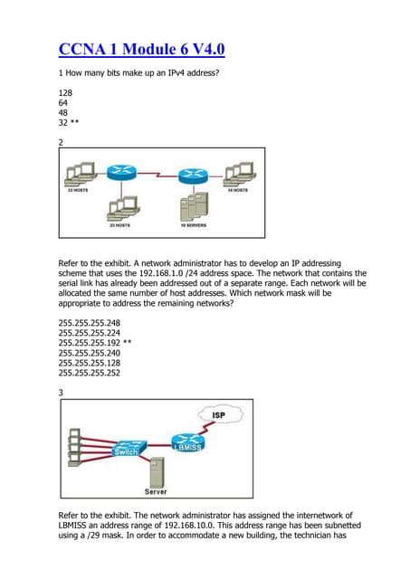 ccna practice exam