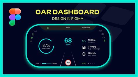 Modern Car Dashboard Design Components In Figma YouTube
