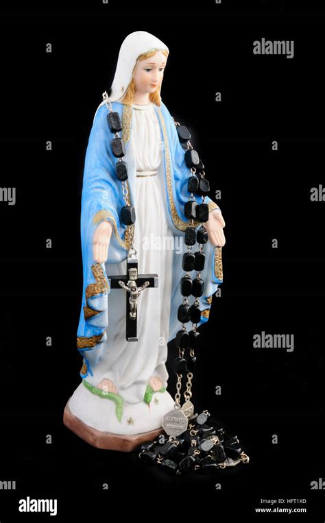 Mother Mary With Rosary Beads