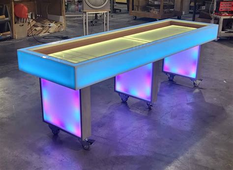 Led Shuffle Board Table Tbp Events