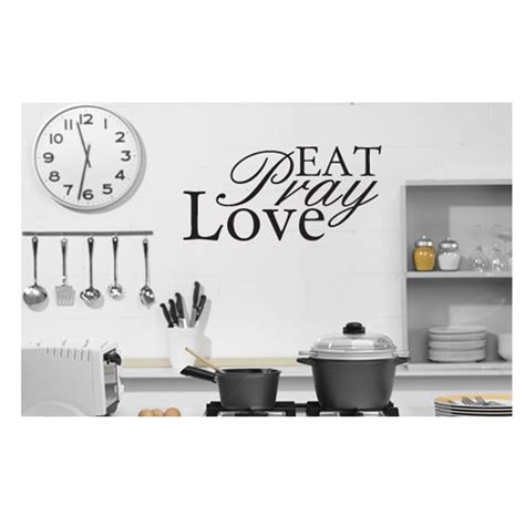Eat Pray Love Vinyl Wall Poetry Stickers Metro Menlyn