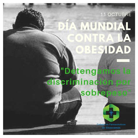 Día Mundial Contra La Obesidad Colegio De Farmacéuticos De Chascomús
