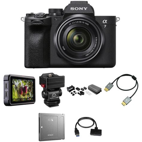Sony A7 Iv Mirrorless Camera With 28 70mm Lens And Recording Kit