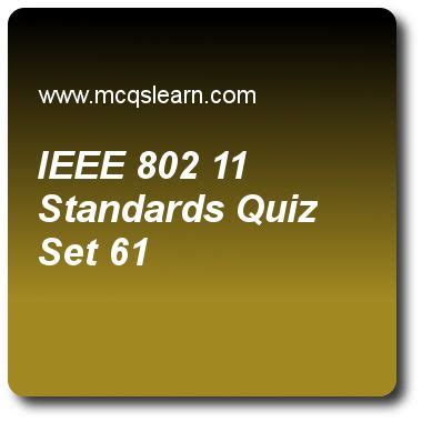 Ieee 802 11 Standards Quizzes Computer Networks Quiz 61 Questions And