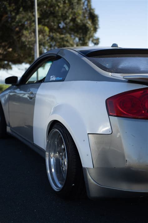 G35 Coupe G Spec Rear Over Fenders 2pc 35mm — Sfpaero