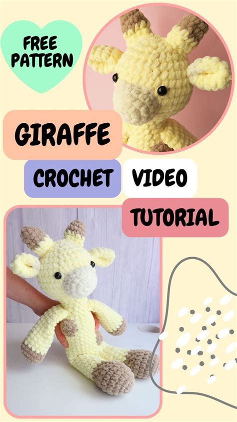 Crochet Giraffe Toy Tutorial