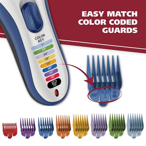 Wahl Clipper Color Pro Cordless Rechargeable Hair Clippers Hair