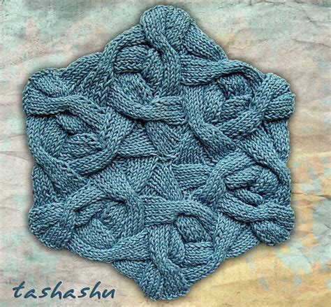 Hexagon Knitted Pattern By Svetlana Gordon Knitting Patterns Knit Stitch Patterns Knit Crafts