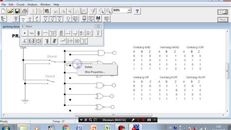 Praktek Gerbang Logika Dasar And Or Nand Nor Xor Xnor Youtube