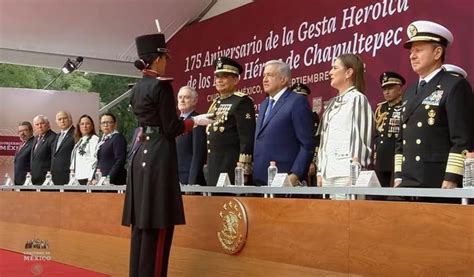 AMLO Encabeza Ceremonia Del 175 Aniversario De La Gesta Heroica De Los