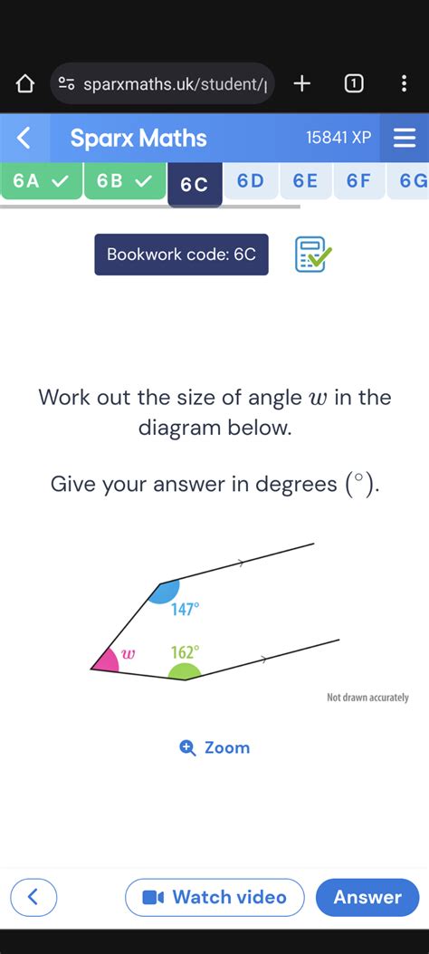 o sparxmathsuk student Sparx Maths 15841 XP | StudyX