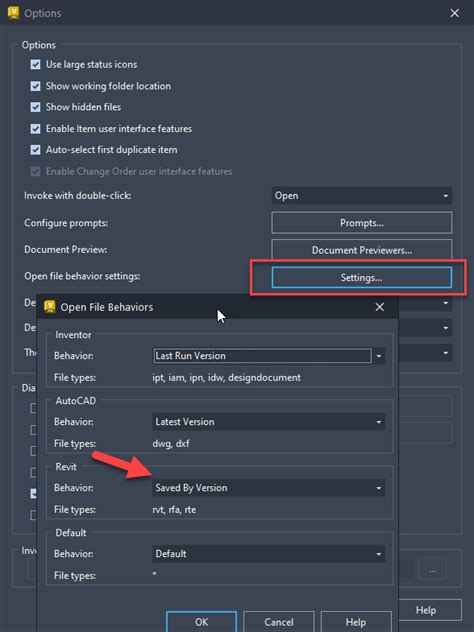 从 Vault 客户端打开 Revit 文件时不遵循保存时版本设置