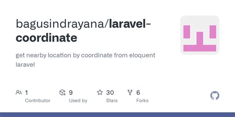 Github Bagusindrayana Laravel Coordinate Get Nearby Location By