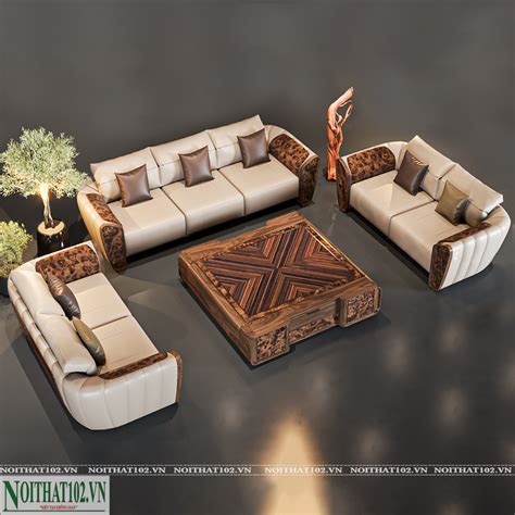 Sofa gỗ óc chó sofa go oc cho nội thất gỗ óc chó sofa gỗ óc chó giá