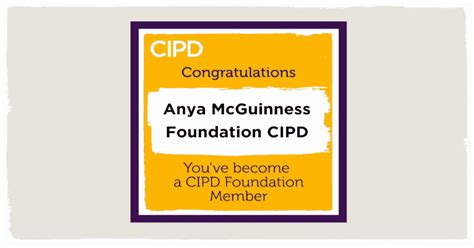 Anya Mcguinness On Linkedin Congratulations Anya Mcguinness Cipd