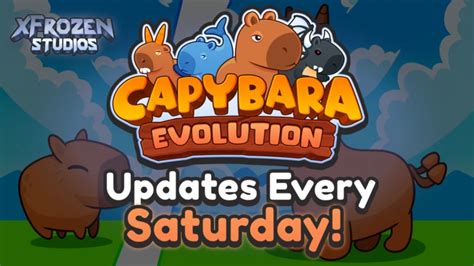 Evolução Capybara Roblox