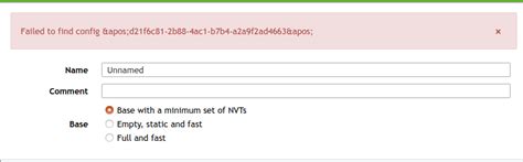 scan confings greenbone community edition greenbone community forum