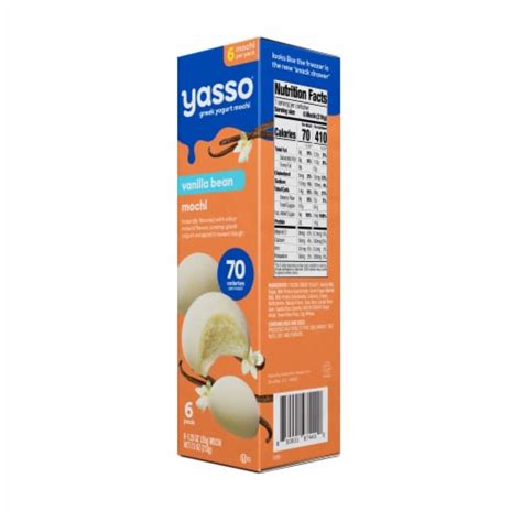 Yasso Frozen Greek Yogurt Vanilla Mochi 6 Ct Harris Teeter