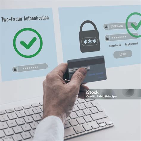 Two Factor Authentication Ensure Protection Identification Concept