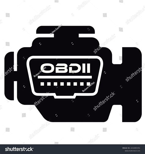 Check Engine Obd2 Diagnostic Icon Symbol Stock Vector Royalty Free 2210493351 Shutterstock