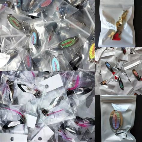 Superiorfishing Spoon Fishing Lure Metal Spoon Baits Beveled Sequin
