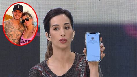 Estefi Berardi Mostró Su Chat Con Mauro Icardi Y Trató De Tóxica A