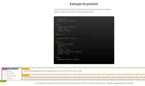 apprendre les mises en page css