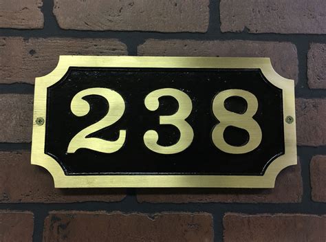 Brass Custom Address Plaques Kcastings Inc