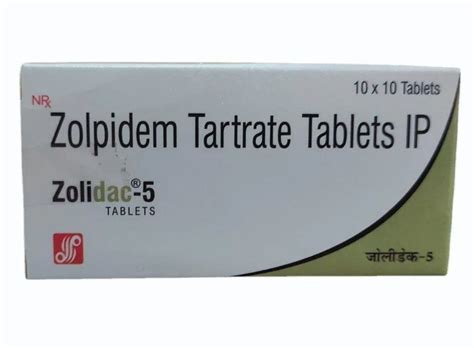 5mg Zolpidem Tartrate Tablets Ip At Rs 62 Stripe Ambien In Panchkula