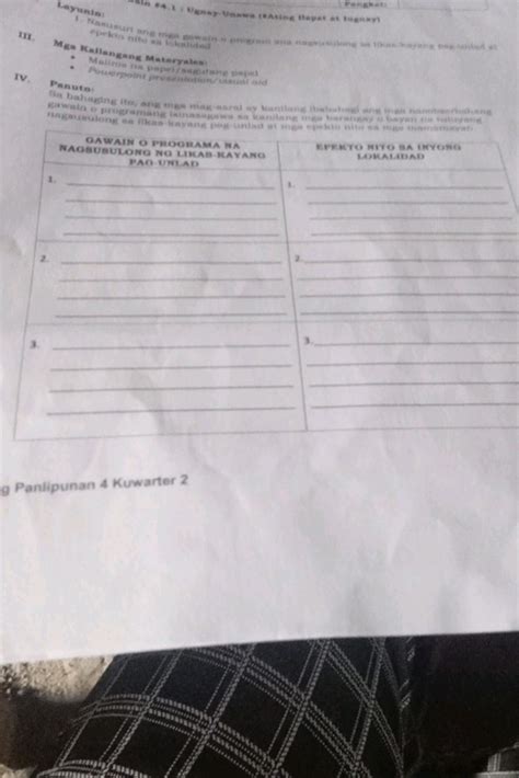 Layunin 1 Nasusuri Ang Mga Gawaing Programa StudyX