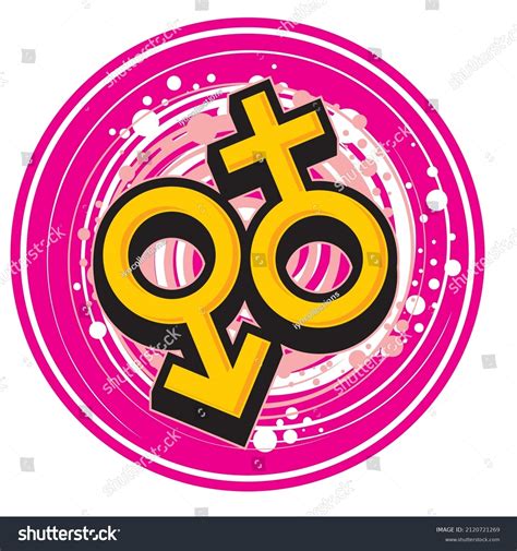 Love Concept Circle Lable Symbols Different Stock Vector Royalty Free