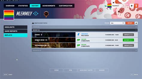New Bug Cant See Replays Roverwatch