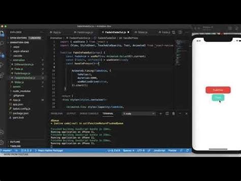 Basic Fade In And Fade Out Animation Using One Button React Native