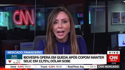 Cnn Mercado Ibovespa Opera Em Queda Após Copom Manter Selic Em 1375