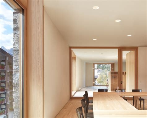 Bernardo Bader Architekten Design Stone Clad Alpin Sport Ski Centre