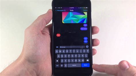 Returntosender Turns The Return Key Into A Send Key In Messages Iphone Hacks Youtube