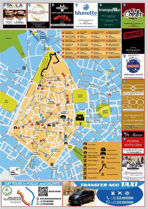 Salento Experience Lecce And Salento Map