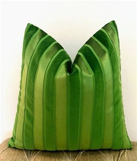 Luxury Green Velvet Pillow Green Pillows Velvet Pillow Etsy Green