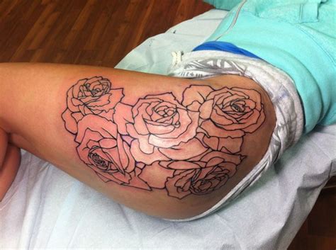 Rose Thigh Tattoos Designs Ideas And Meaning Tattoos For You