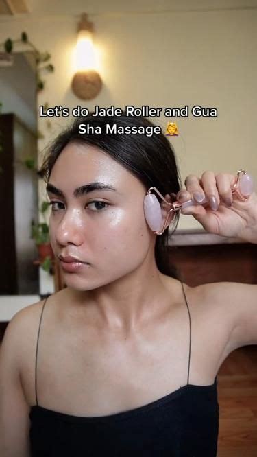 Baimei Icyme Gua Sha And Jade Roller Facial Tools Face Roller And Gua Sha Set For Puffiness And