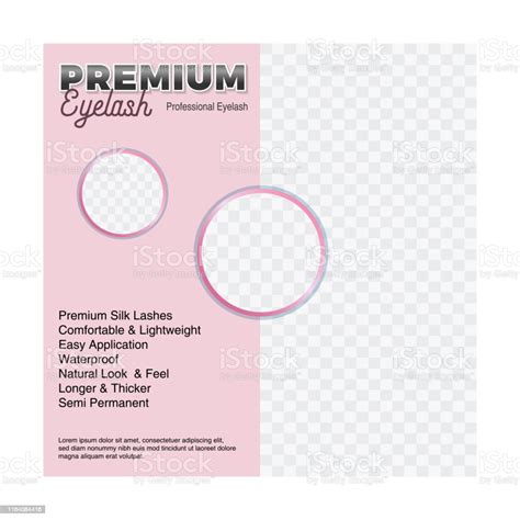 속눈썹 소셜 미디어 템플릿 정사각형 색상 파스텔 현대 Design2 이미지 템플릿13 0명에 대한 스톡 벡터 아트 및 기타