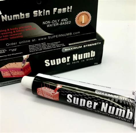 Super Numb Topical Anesthetic Cream 30g Nail Products South Africa
