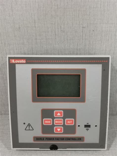 Used Lovato Dcrl8 Power Factor Controller Orbit Surplus