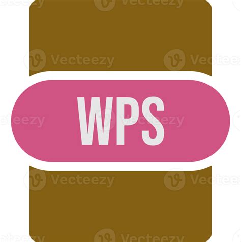 Wps File Extension Icon Rounded And Color Fill 57912652 Png
